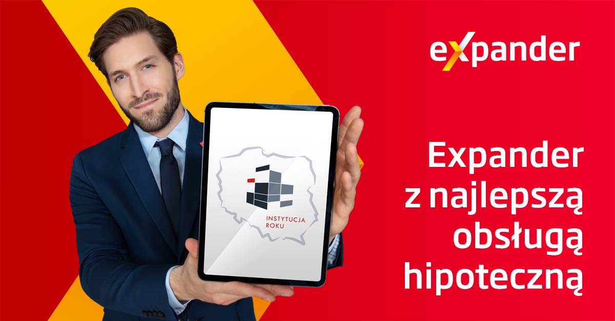 Expander z tytułem „Najlepsza obsługa hipoteczna w 2021” | Expander